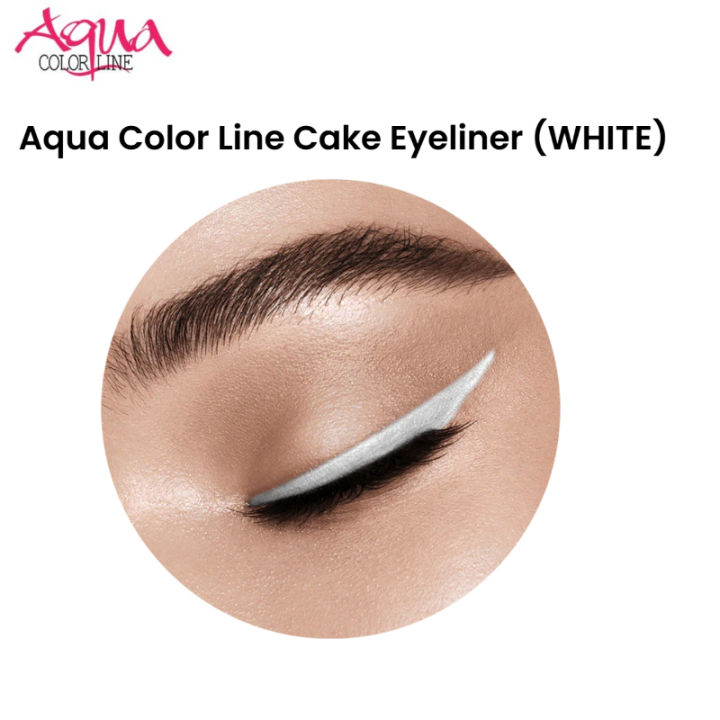 Aqua Color Line Cake Eyeliner (WHITE) | Daraz.pk