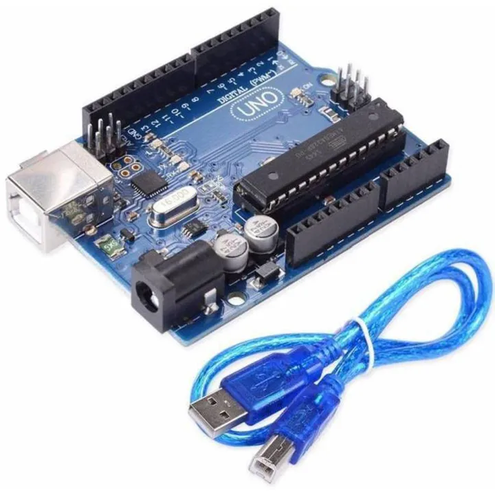 Arduino uno R3 with USB Cable & Jumpers | Daraz.pk