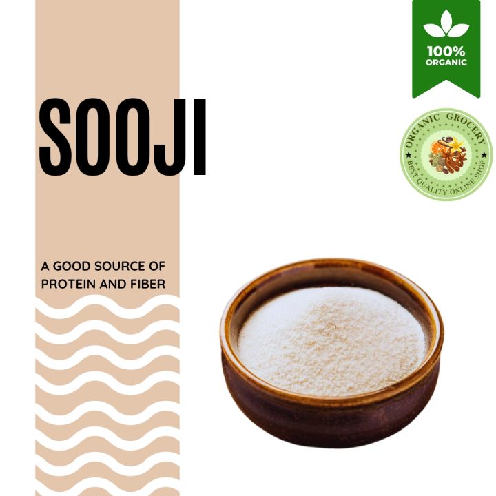 Sooji 1000gm | Sauji | granulated wheat | Organic Grocery | Daraz.pk