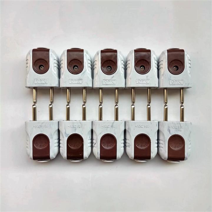 OPK Two Pin Plug Shoe 16A (Pack of 10) | Daraz.pk