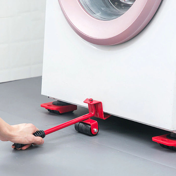 (5 in 1) Heavy Furniture Move Tool Transport Lifter Shifter Moving Kit ...