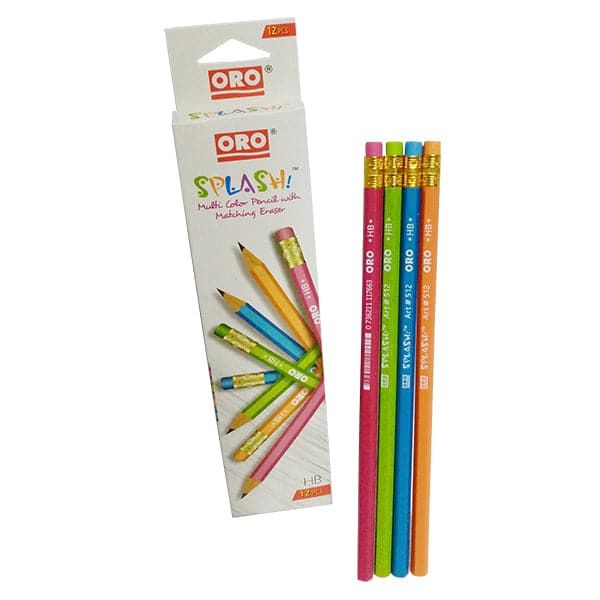 ORO SPLASH PENCIL 12 PIECE | Daraz.pk