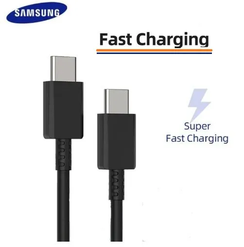 100 Original Samsung Galaxy Cable Dual Type C To Type C Super Fast