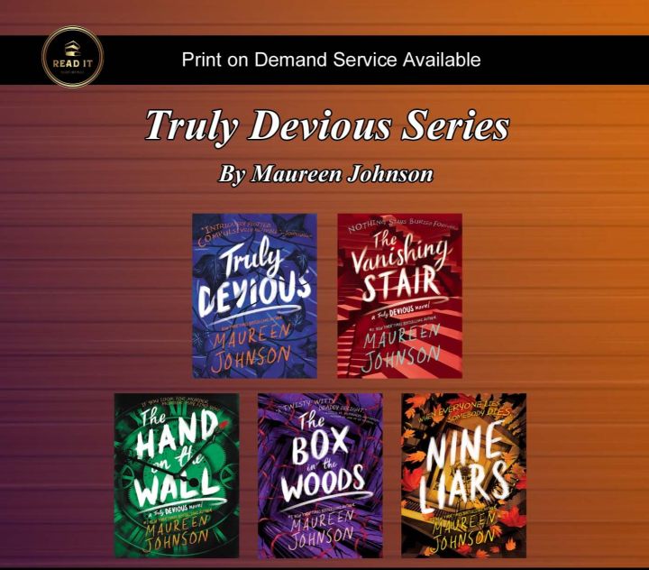 Truly Devious Series By Maureen Johnson | Daraz.pk