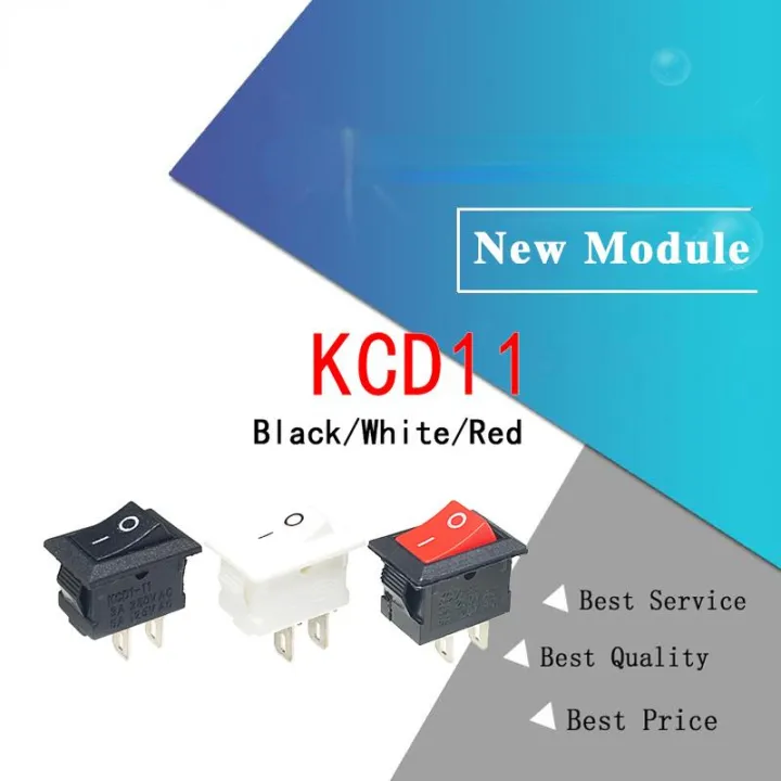 10pcs/lot 10*15mm SPST 2PIN ON/OFF G130 Boat Rocker Switch KCD11 3A ...