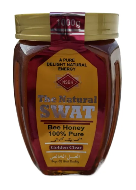 1 Kg Honey Natural Swat Bee Honey - 100% Raw Pure Organic 1000Gram ...