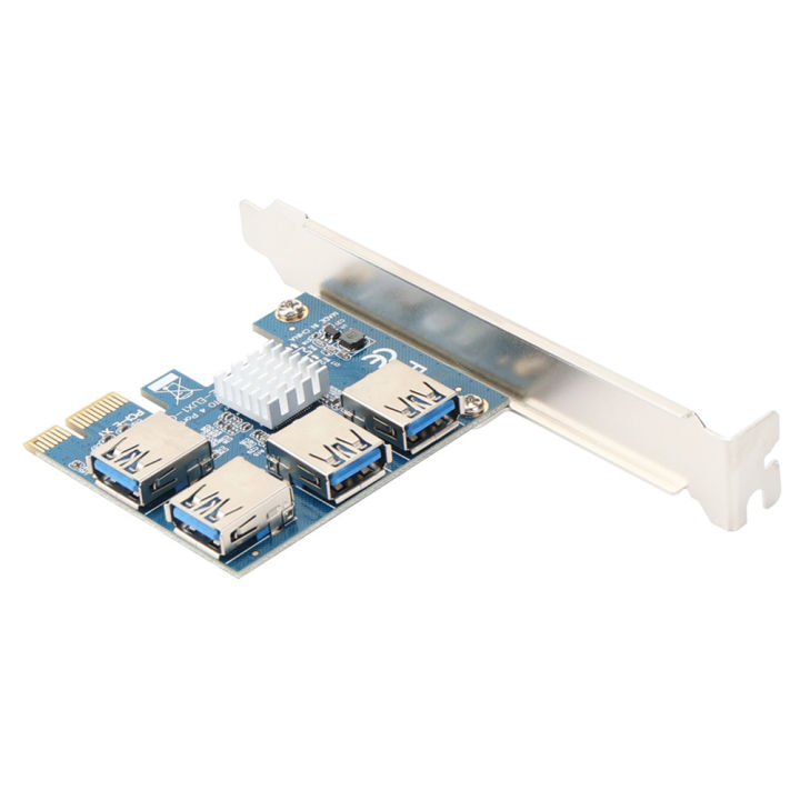 BBOOM PCIE one with four graphics card expansion card PCI-E 1X to 4X ...