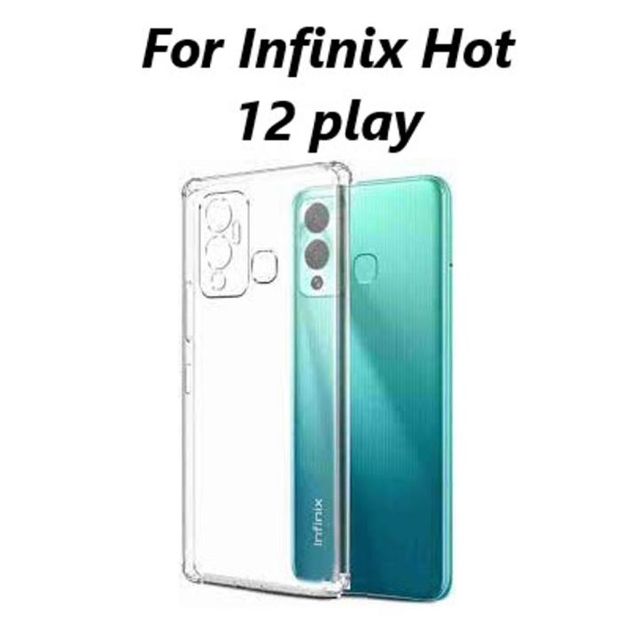 For Infinix Hot 12 play Anti-Shock Case,Crystal clear Cover Case [Shock ...