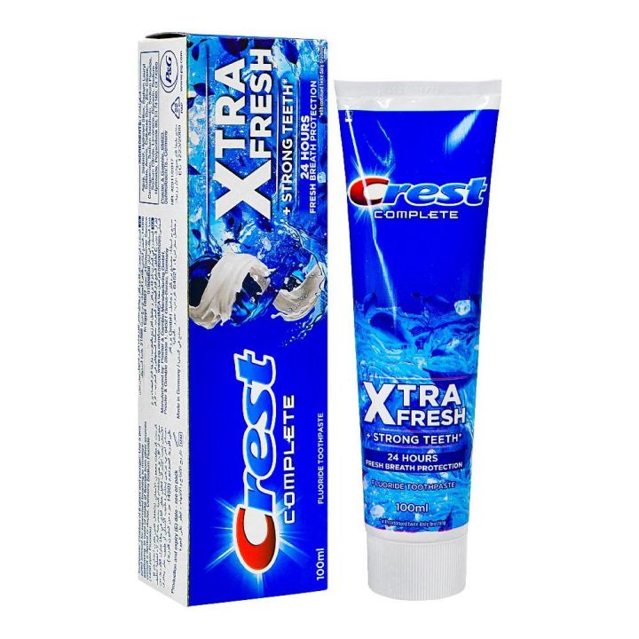 Crest Complete Xtra Fresh + Strong Teeth Tooth Paste, 100ml | Daraz.pk