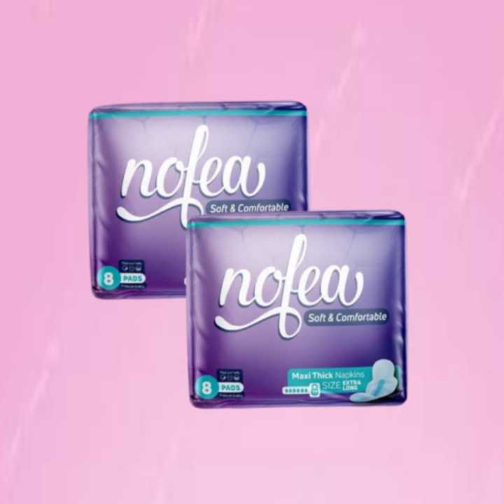 NOFEA PADS Maxi Thick Sanitary Napkin Size EXTRA Long - Pack of 2 ...