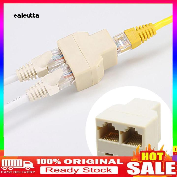 HDP31 to 2 Way Dual Female Cat6/5/5e RJ45 Lan Ethernet Network Splitter ...