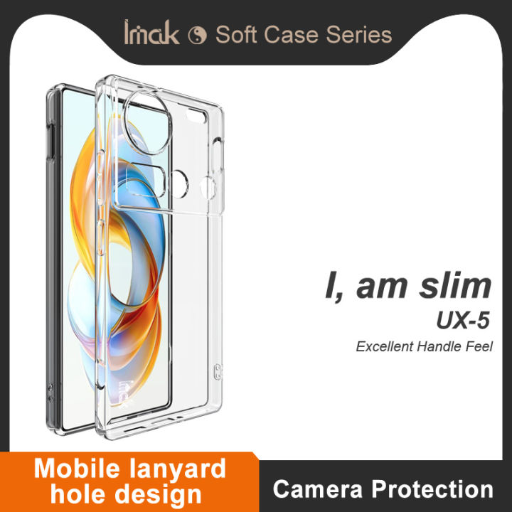 For Nubia Z70 Ultra 5G Case IMAK UX-5 Series Clear Elastic Soft Case ...
