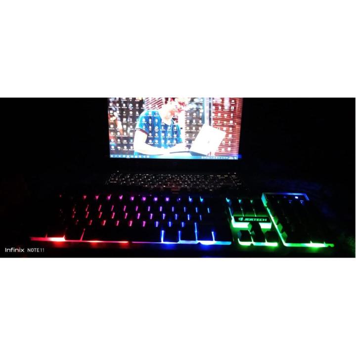 Original JERTECH Full Size Mechanical Gaming Keyboard INSDUSTRY K909 ...