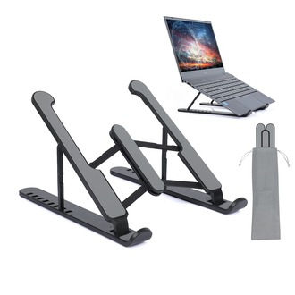 Portable Foldable Plastic Laptop Stand | Lightweight Adjustable Laptop ...