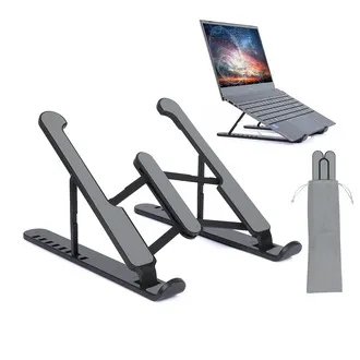 Portable Foldable Plastic Laptop Stand | Lightweight Adjustable Laptop ...