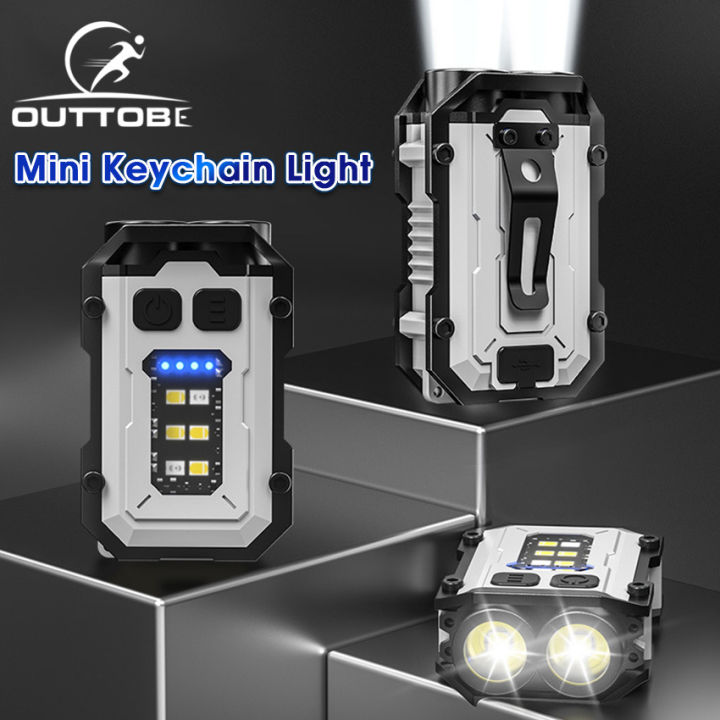 Outtobe Mini Keychain Light Portable Pocket Flashlight Aluminum Key ... Outtobe Mini Keychain Light Portable Pocket Flashlight Aluminum Key ...