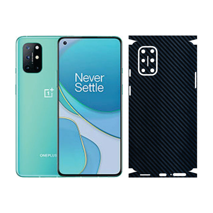 OnePlus 8T Back Paper 360 Carbon Black Sheet Anti-stain Full Covering ...