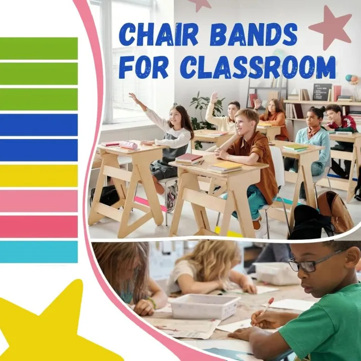 Multi-functional Elastic Chair Stretchy Bands Colorful Stress Relief ...