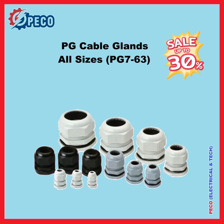 Electrical Wire PVC PG Glands (All Sizes 7-63mm) | Daraz.pk