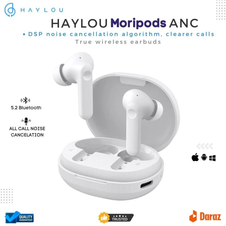 Haylou Moripods ANC bluetooth 5.2 wireless earbuds s30dB ANC Call Noise ...
