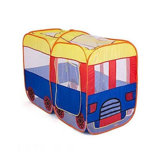 School Bus Tent for Kids - Big Size Pop Up Bus Shaped Tent House ...