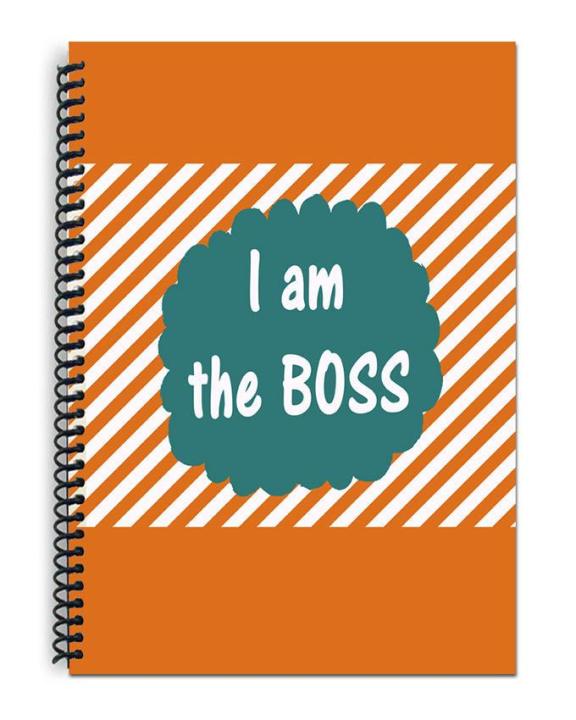 Notebook - A4 Size - I am the Boss | Daraz.pk