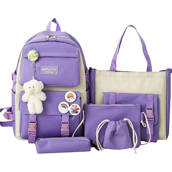 High Quality Bags For Girls|5 Piece Set Bags For Girls| School Bags For ...