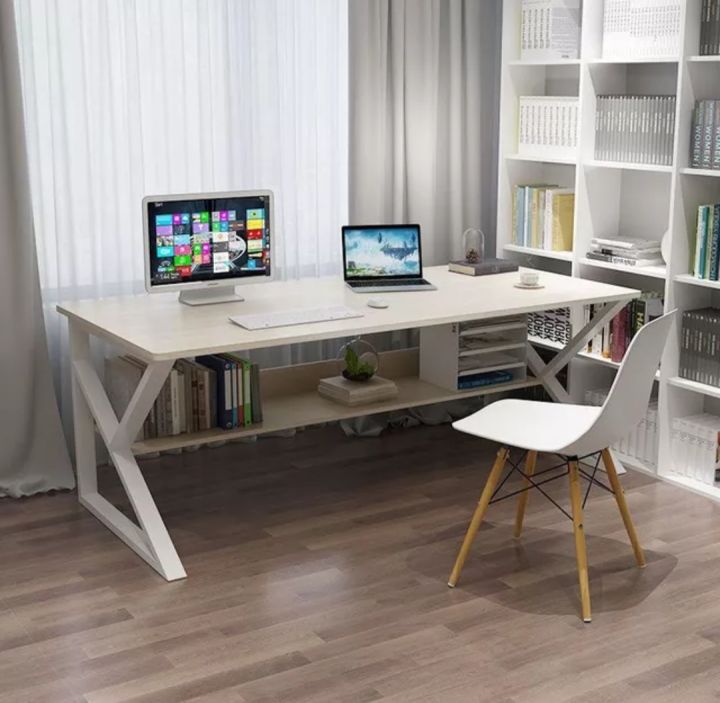 4ft & 3ft Length Modern K Shape Computer and Study Table Office ...