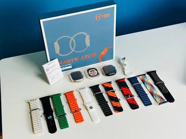 Y100 Smart Watch With 2 Watches 12+2 New Model 2024 - Men And Women ...