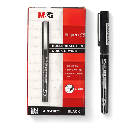 M&G Gel Pen - Si Pen - Pack Of 12 - Black | Daraz.pk