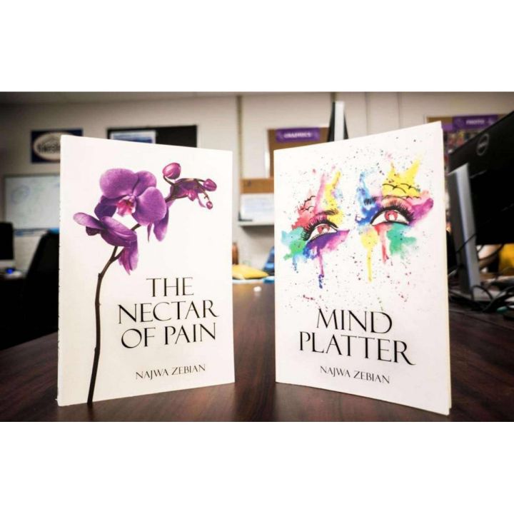 Mind Platter And Nectar Of Pain by Najwa Zebian set of 2 | Daraz.pk