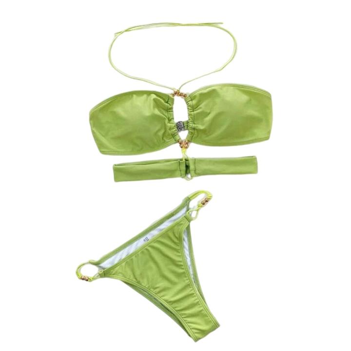 Bikini Swimwear Eye-catching Bathing Suit Two Pieces Bikini Set | Daraz.pk