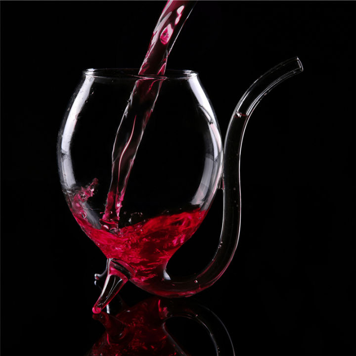 New 300ml Vampire Devil Red Wine Glass Cup Mug With Built in Drinking ...