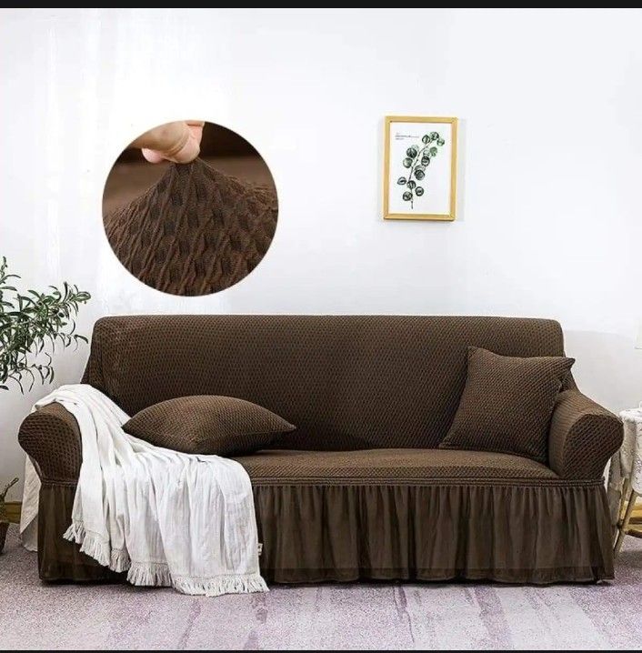 Heavy stuff Turkish sofa cover for 5 seater, 6 seater and 7 seater sofa ...
