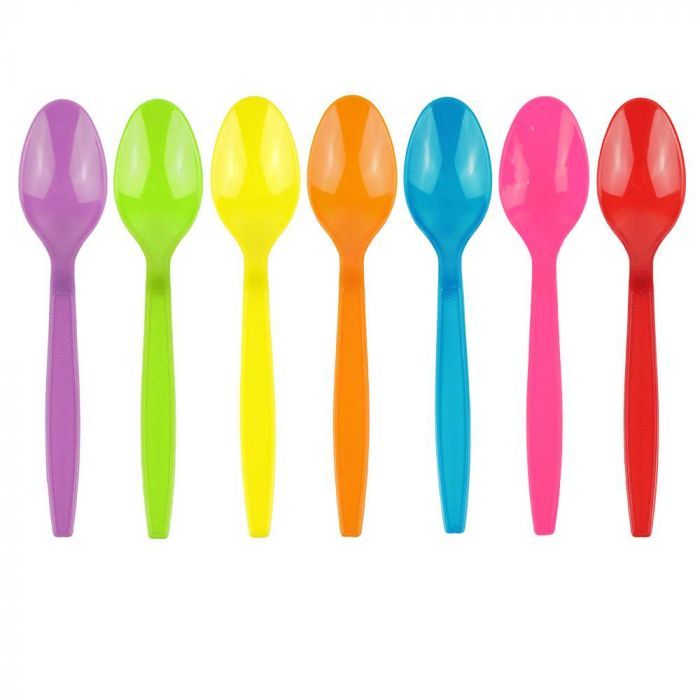 3 pcs / pack plastic spoon for kids / toddlers / different characters ...