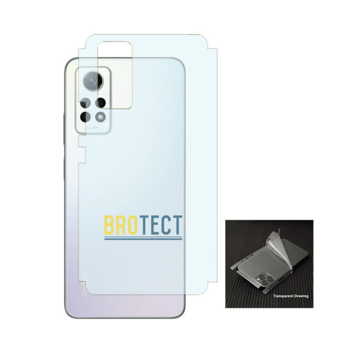 Xiaomi Redmi Note 12 Pro 4G Back Matte Protector Soft Skin Sheet Film ...