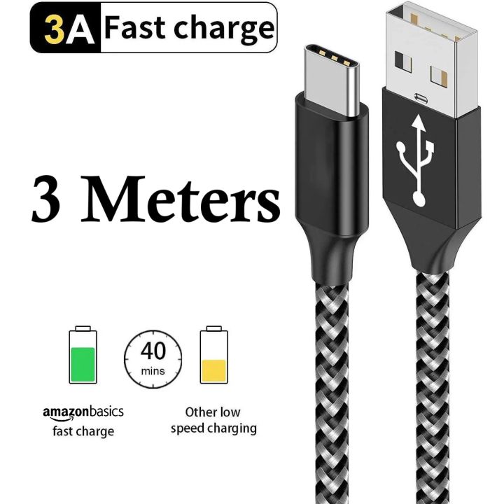 Branded Type C Fast Charging Cable For Android (10 ft.) - For All Type ...