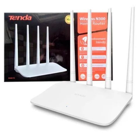 Tenda F6 300MBPS Antenna Router 4 Port Wifi-N Wireless Easy Setup ...