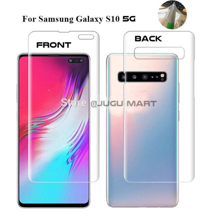Samsung Galaxy S10 5G Hydrogel Front Screen and back Protector Film ...