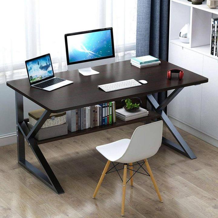 Office Table Desktop Table With Book Shelf Office Desk Book Shelf ...