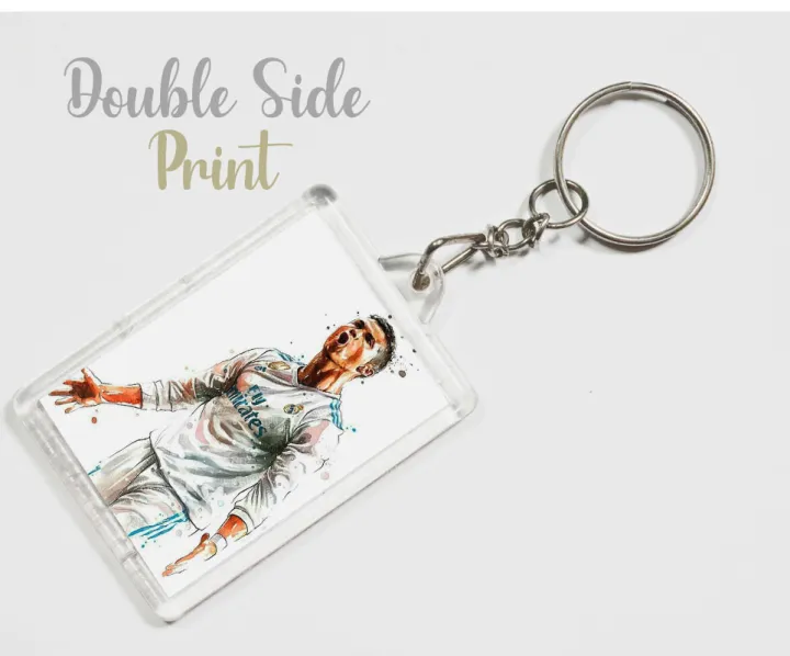 Custom CR7 Keychain | Cristiano Ronaldo Fan Accessory | Daraz.pk