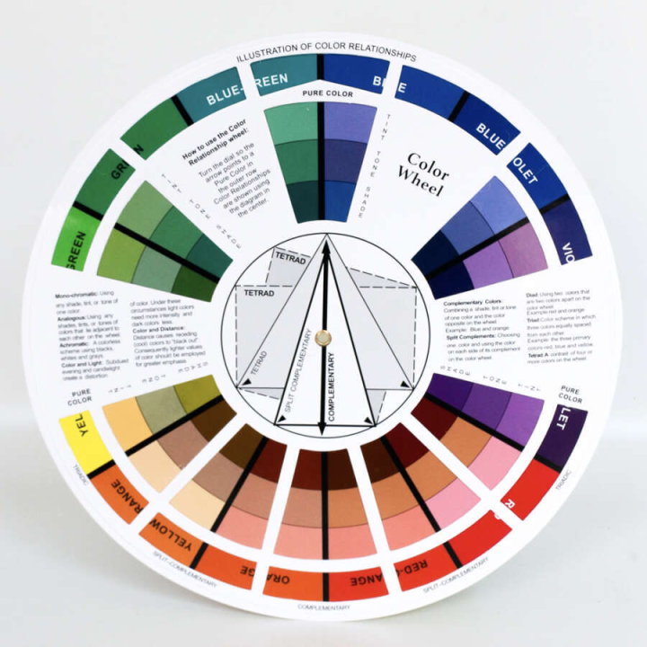 Artist's Color Wheel , A Guide to Mixing Color Wheel | Daraz.pk