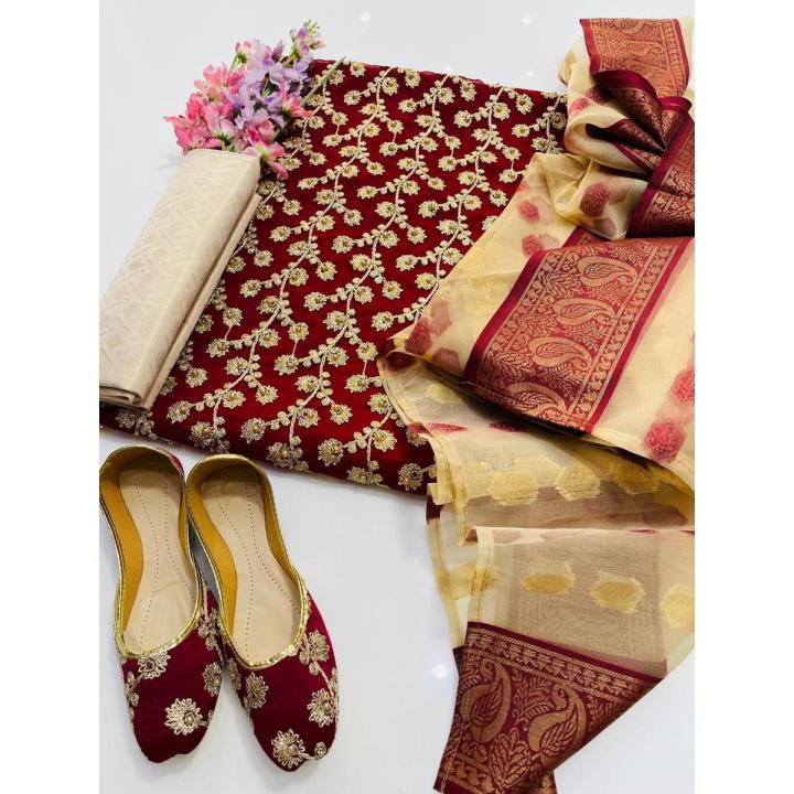 Girl's Dream Fashion 3Pcs Suite New Winter Collection 2023 New Design ...