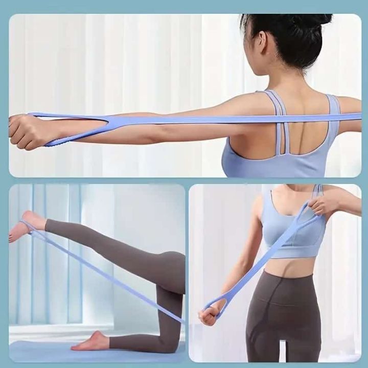 1pc Yoga Elastic Resistance Band, 8-shaped Tension Rope, Suitable For ...