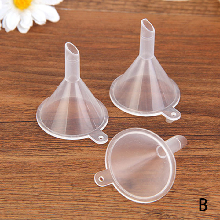 10pcs/lot Plastic Small Funnels For Perfume Mini Liquid Essential Oil ...