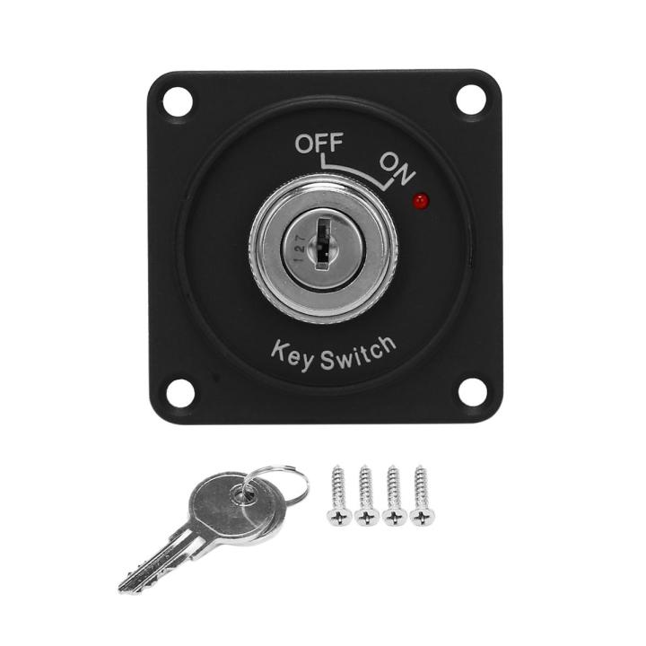 waterproof switch-1* Ignition Switch Panel 2* key-Black | Daraz.pk