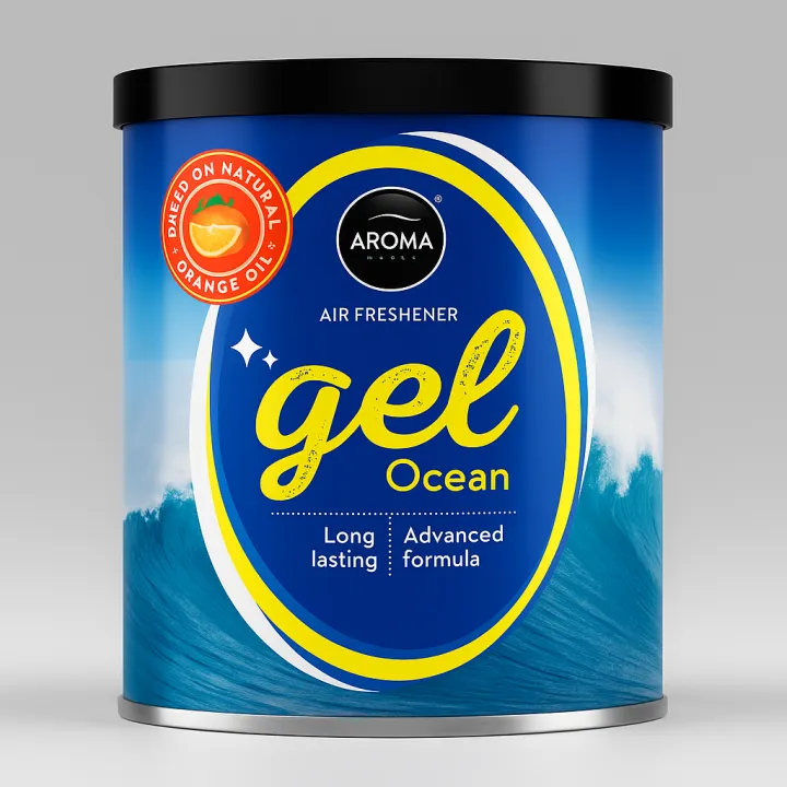 Aroma Car Gel Air Freshener | Long Lasting Car Scent with Natural ...