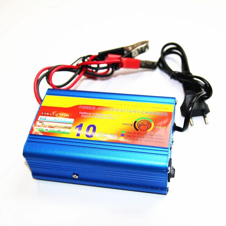 orignal OVAL 12v 10amp Automatic Intelligent Smart Battery Charger ...