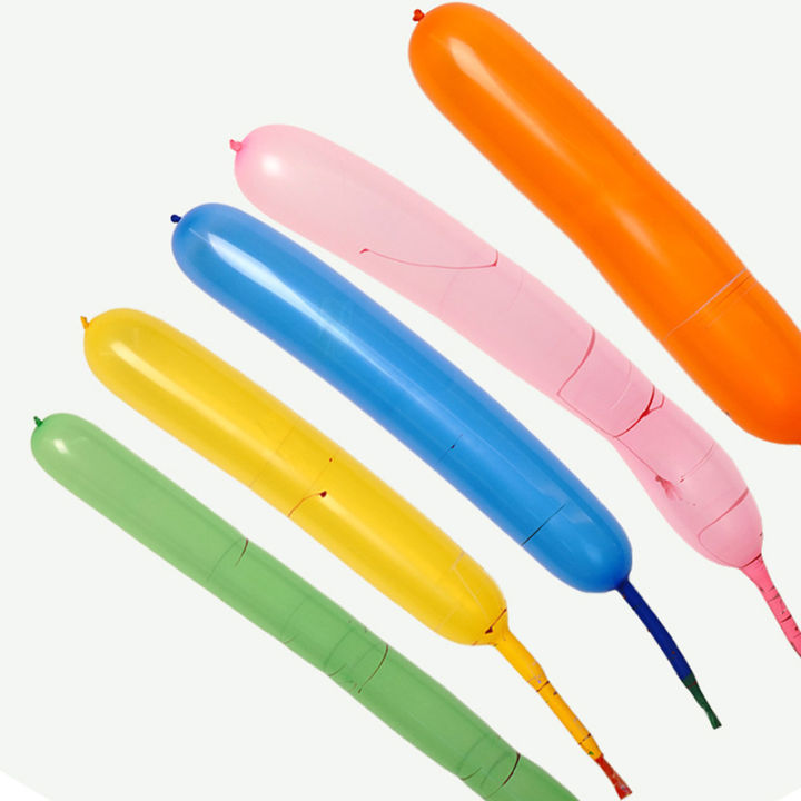 20pcs Mixed Color Flying Rocket Balloon Thickened Kids Gifts Inflatable ...