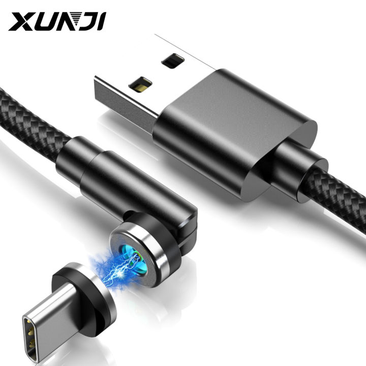 XUNJI Magnetic Cable Micro USB Type C Wire Charging Device For Mobile ...